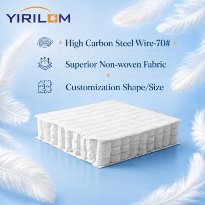 China Heavy Duty High Carbon Steel Pocket Spring Unit 40lb Load for Commercial Sofa Seating for sale