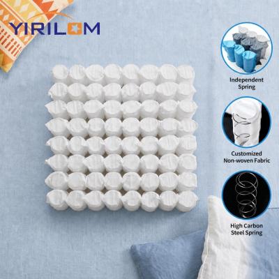 China Micro Mini Sofa Pocket Spring Coil with 1.8mm Steel Wire and Non Woven Fabric Cover for sale