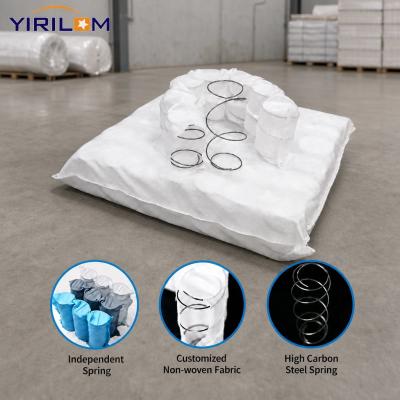 China Noiseless Sofa Pocket Spring Unit with Fabric Wrap and High Carbon Steel Wire for Enhanced Comfort for sale