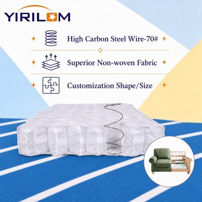 China 10cm Tall Micro Pocket Spring Unit for Deep Sofa Seat Cushion with OEM Custom Service for sale