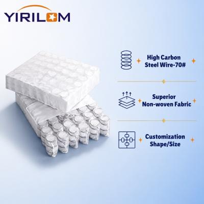 China Custom High Carbon Steel Wire Sofa Pocket Spring Unit with 6-25cm Height and Non Woven Fabric Cover for sale