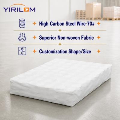 China 1.8mm Steel Wire Pocket Coil Spring for Sofa Cushion with 6-12cm Height and Customized Size for sale