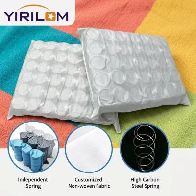 China High Carbon Steel Individually Wrapped Pocket Spring for Sofa with Customizable Size Options for sale