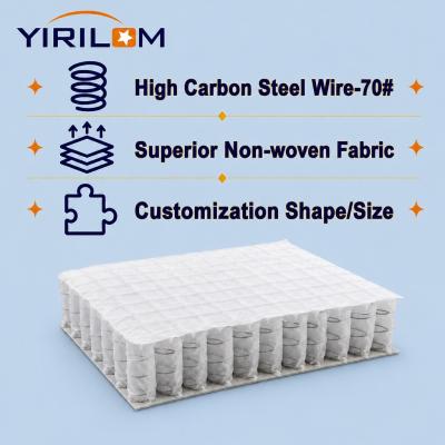 China Motion Isolation Noiseless Sofa Pocket Spring with High Carbon Steel Wire Independent Coil Design for sale