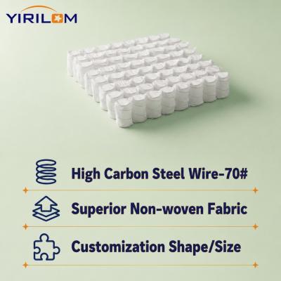 China 1.8mm High Carbon Steel Micro Pocket Spring for Sofa Cushion with Lightweight Design and Customizable Size for sale