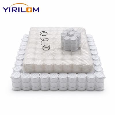 China Customized Size 1.0mm-1.8mm Steel Wire Pocket Spring Unit with 6-12cm Spring Height for Sofa for sale