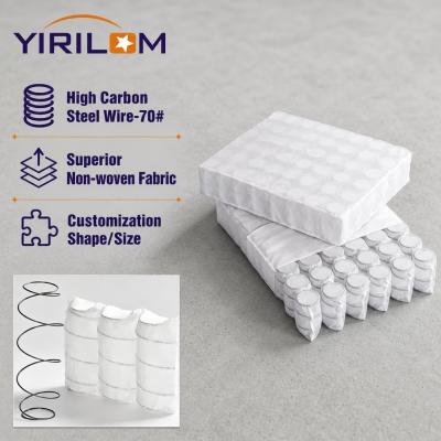 China 12cm Height 1.8mm Steel Wire Customized Size Independent Pocket Spring for Sofa Cushion Core for sale