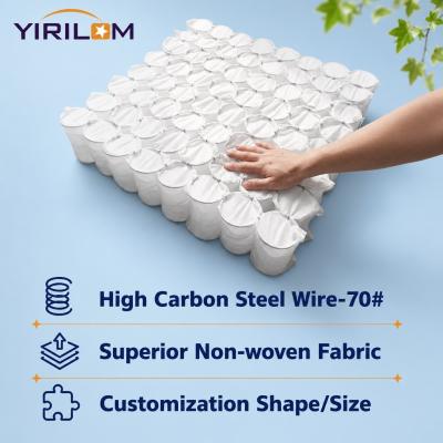 China Durable 1.0mm-1.8mm Steel Wire Pocket Spring Unit with 6-12cm Height for Customized Sofa Cushion Support for sale