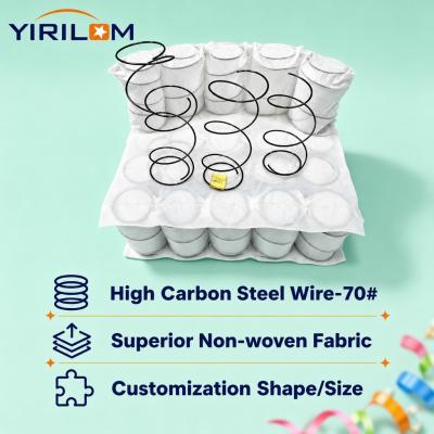China Customized 1.8mm-2.2mm Wire Diameter High Carbon Steel Wire Pocket Spring for Sofa with Independent Support for sale