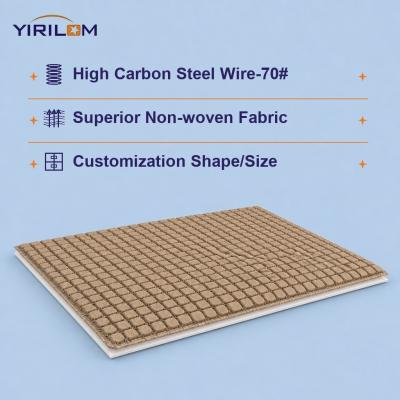 China High Density Mini Pocket Spring Unit with Edge Wire Reinforcement and Non-Woven Wrapped for Mattress Comfort Layer for sale