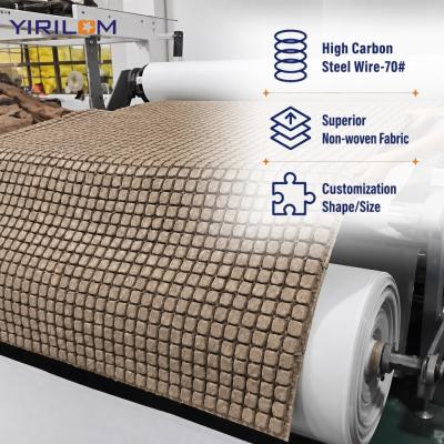 China Mini Pocket Spring Unit with Individually Wrapped Coils and Steel Border Wire Frame in Factory Custom Size for sale