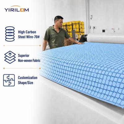 China Edge Reinforced Mini Pocket Spring Layer Non-Woven Fabric Encased Coils for Mattress Comfort Support Custom Size for sale
