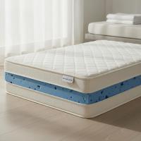 China Custom High Density PU Gel Memory Foam Mattress with 10cm Height and Knitted Cotton Cover for sale