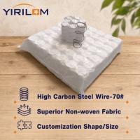 China 70gsm Breathable Non-Woven Pocket Spring Unit with 1.0mm-1.8mm Steel Wire and 6-12cm Spring Height for Sofa Cushion for sale