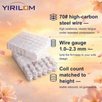 China Long Lasting Elastic Pocket Spring for Sofa Seat with 1.9mm Steel Wire and Customized Size for sale