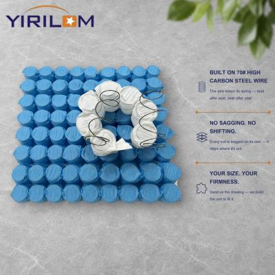 China High Carbon Steel 1.8mm Wire Independent Pocket Spring Unit for Customized Sofa Seat Cushion for sale