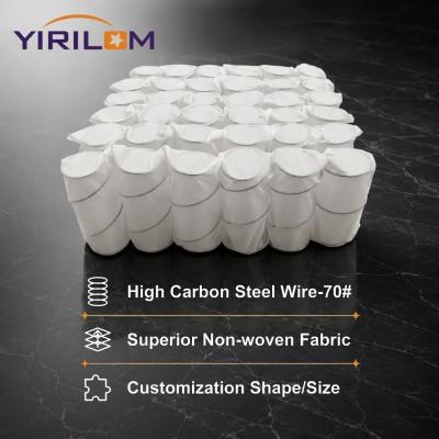 China 70# High Carbon Steel Wire 4 Inches Thickness Individual Pocketed Coils Sofa Pocket Spring for Heavy Load Furniture for sale
