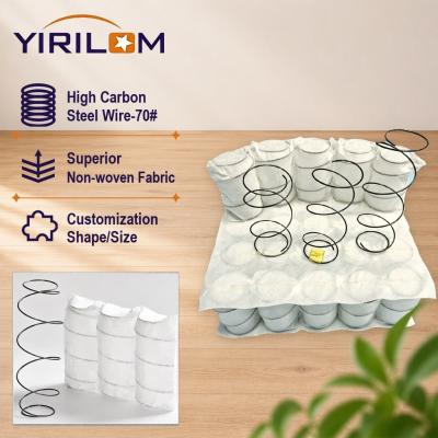 China 2.2mm Thick Wire Heavy Duty Independent Pocket Spring for Sofa Seat Cushion with Customized Size for sale