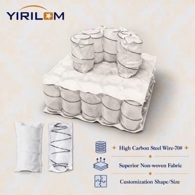 China Adjustable Height 2-6 Inch Sofa Pocket Spring Coil with 70# High Carbon Steel Wire and Individual Pocketed Coils for sale