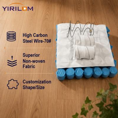 China 10cm Height High Carbon Steel Customized Size Sofa Pocket Spring Unit for Upholstery Furniture for sale