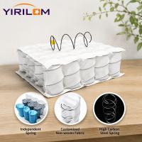 China White Non-woven Fabric Covered Pocket Coil Spring Unit with 2.0mm Steel Wire for Customized Sofa Cushion Seating for sale