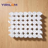 China White 80gsm Fabric Wrapped Pocket Spring Coil Unit with Steel Wire Construction for Customized Sofa Seat Cushions for sale