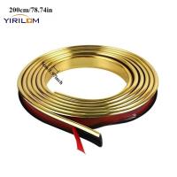 China Gold PVC Edge Banding Strip with Matte Metallic Finish 13mm Width 2.8mm Height for Furniture Edge Trim for sale