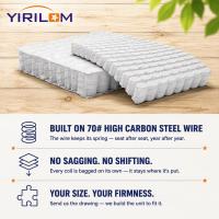 China Wholesale Pocket Spring Coil Unit for Sofa Seat Cushion and Mattress Support with Non-woven Fabric Cover for sale