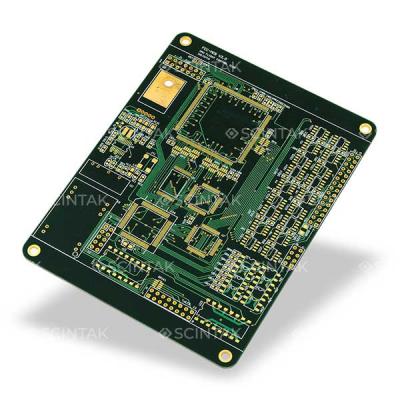 China High Density Interconnect PCB Green Oil Solder Mask Miniaturization Design for sale