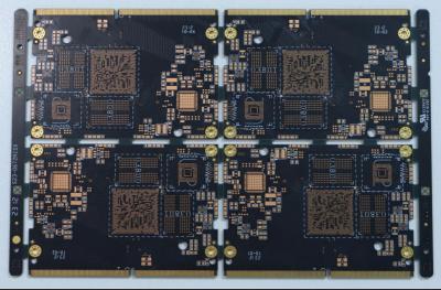 China 8 Layer Black Oil Sinking Gold Thick Copper Plate PCB , FR4 Material  Customized for sale