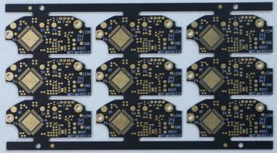 China 4 Layer Custom Black Solder Mask ENIG PCB Suittable for Wireless Communication for sale