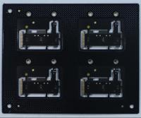 China 4 Layer Black Oil  Solder Mask HDI PCB Circuit Board Laser Drilling Process for sale