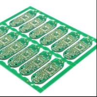 China Double Sided Printed Circuit Board FR4 Green Oil PCB Through Hole Connection for sale
