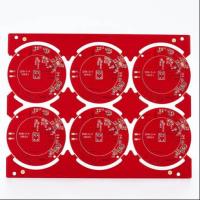 China Red Oil OSP Process Double Sided Printed Circuit Board Through Hole Connection for sale