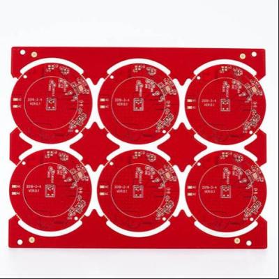 China Red Oil OSP Process Double Sided Printed Circuit Board Through Hole Connection for sale