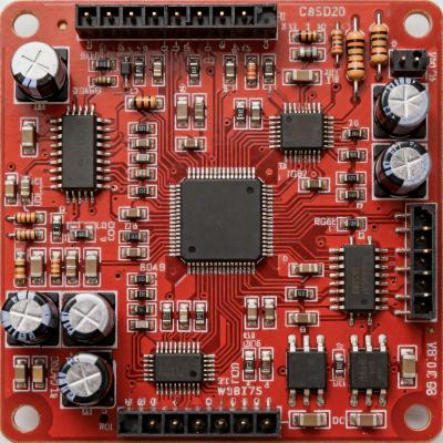 China Custom PCB Assembly with White Solder Mask, 0.1mm Min. Hole Size, and FR-4 Material for sale