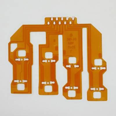 China 0.1mm Mini Holes Flexible PCB Board with HASL-F Surface Finish and Polyimide Material for sale