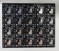 China 1.6mm Thickness Custom Double Sided PCB Black Soldermask HASL100%E-test for Electronics for sale