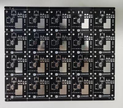 China 1.6mm Thickness Custom Double Sided PCB Black Soldermask HASL100%E-test for Electronics for sale