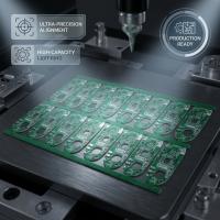 China Custom FR4 PCB with Green Solder Mask ENIG Surface Finish IPC-A-610 Class 2 Standard Double Sided PCB for sale