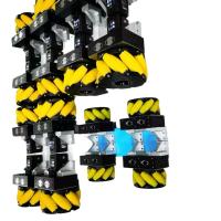 China 100kg - 2000kg Capacity Mecanum Wheels Customized Color 360 Degree Wheels With QR Code Navigation Method for sale
