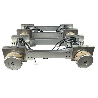 China 400kg - 2000kg Industrial Mecanum Wheels OEM Omni Wheel Connected Hub Roller Shaft for sale