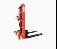 China Heavy Load Manual Stacker Forklift Adjustbale Manual Pallet Stackers With Load 1000kg for sale