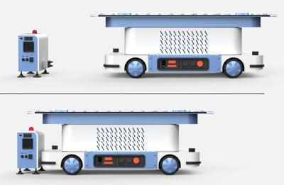 China 600KG Load Laser Navigation AGV Scalable Warehouse AGV Robot Customized For Material Handling for sale