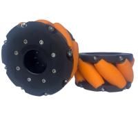 China Heavy Duty Mecanum Wheels for Robots with Customizable Diameter and Aluminum Alloy 7075 Construction for sale