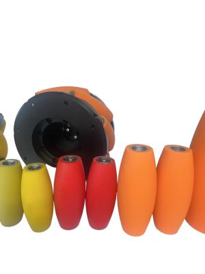 China 45 Degrees Roller Angle Mecanum Wheel with Aluminum Alloy Construction for  Robotics Applications for sale