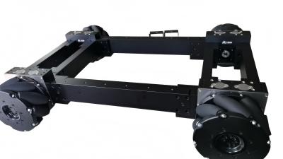 China 360 Degree Mecanum Wheels 12  inch Robot Chassis For AGV Robot for sale