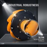 China Aluminum 6 Inch Cleanroom Mecanum Wheel 150mm 300kg for Semiconductor Robot Platform for sale