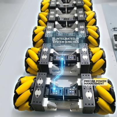 China Heavy Duty Mecanum Wheel 12 Inch 305mm 3000kg Industrial AGV Robot Drive for sale