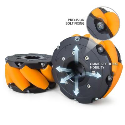 China Indoor Mecanum Wheel 8 Inch PU Roller 1000kg for Automated Warehouse Robot for sale